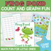 Frog Pond Count and Graph – Homeschool Preschool Shop