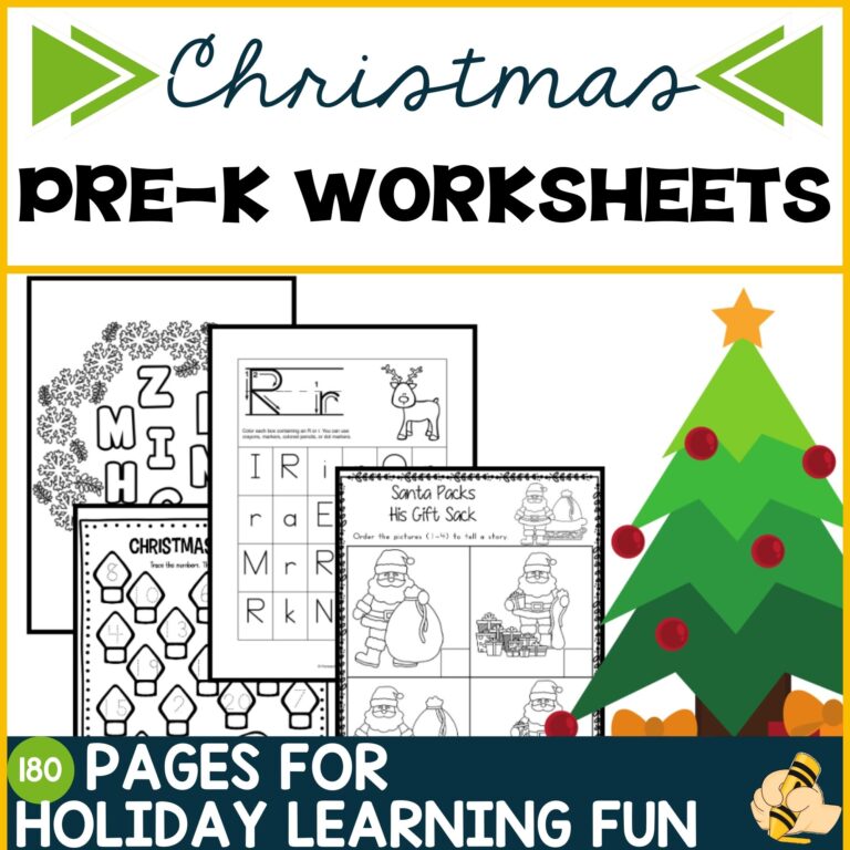 Christmas Printable Activities – Homeschool Preschool Shop