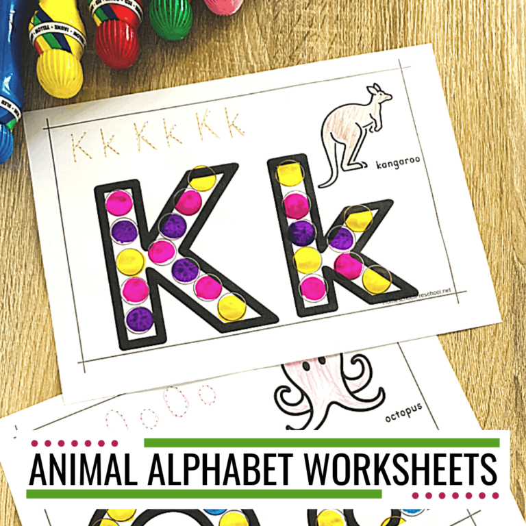 Alphabet Worksheets Bundle – Homeschool Preschool Shop
