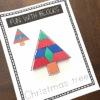 Christmas Pattern Block Printables – Homeschool Preschool Shop