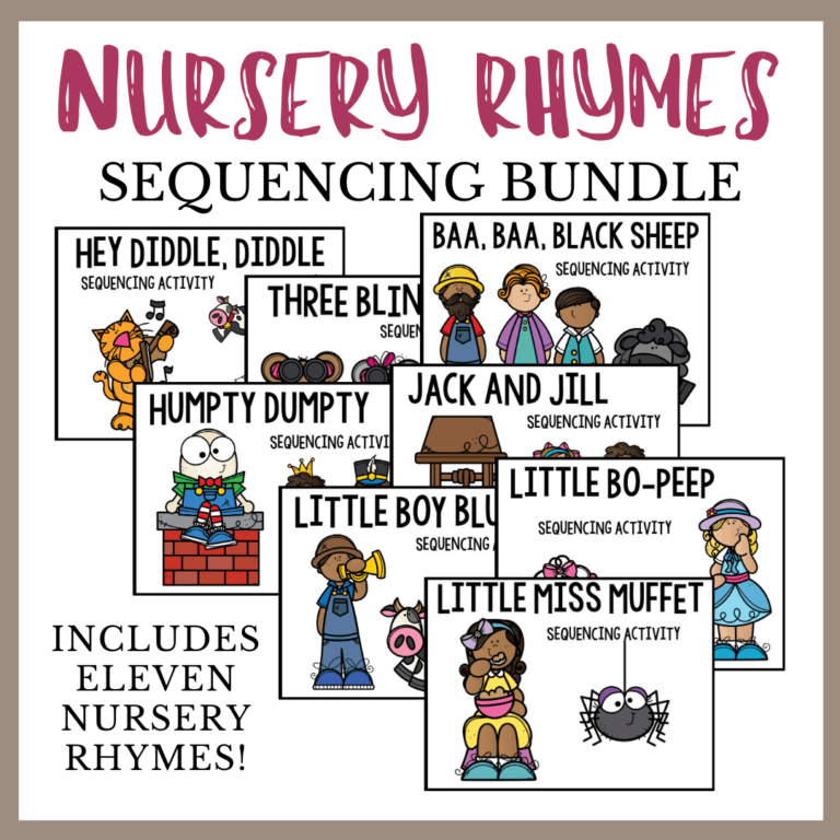 Discounted Nursery Rhyme Sequencing Bundle – Homeschool Preschool Shop
