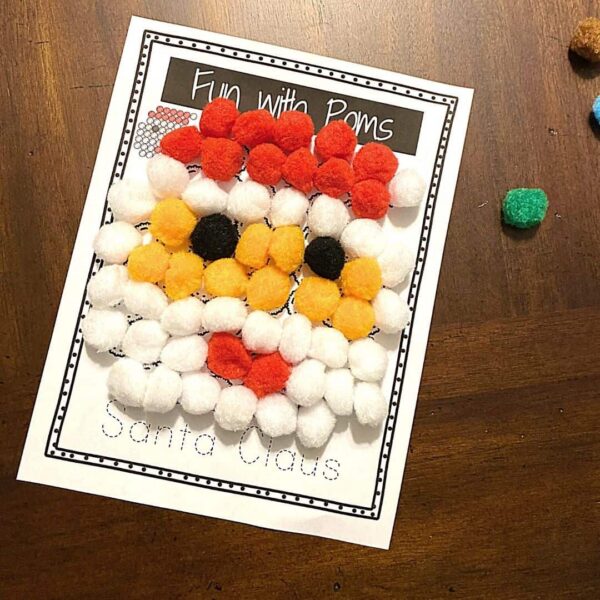 Christmas Pom Pom Mats