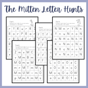 The Mitten Book Activities – Homeschool Preschool Shop