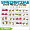 Spring Count and Clip Cards – Homeschool Preschool Shop