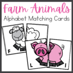 Farm Animals ABC Matching Cards – Homeschool Preschool Shop