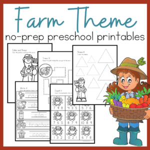 No-Prep Farm Printables – Homeschool Preschool Shop