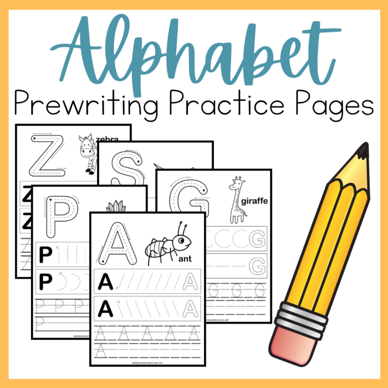 Printable ABC Handwriting Practice – Homeschool Preschool Shop