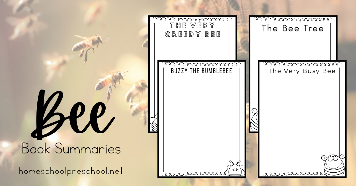 Bee Unit Study – Homeschool Preschool Shop