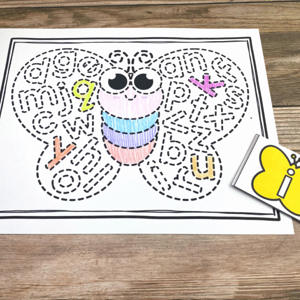 Butterfly Letter Matching Game – Homeschool Preschool Shop