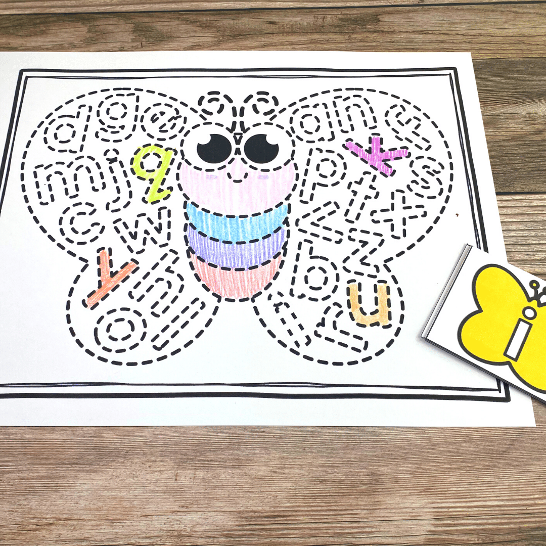 Butterfly Letter Matching Game – Homeschool Preschool Shop
