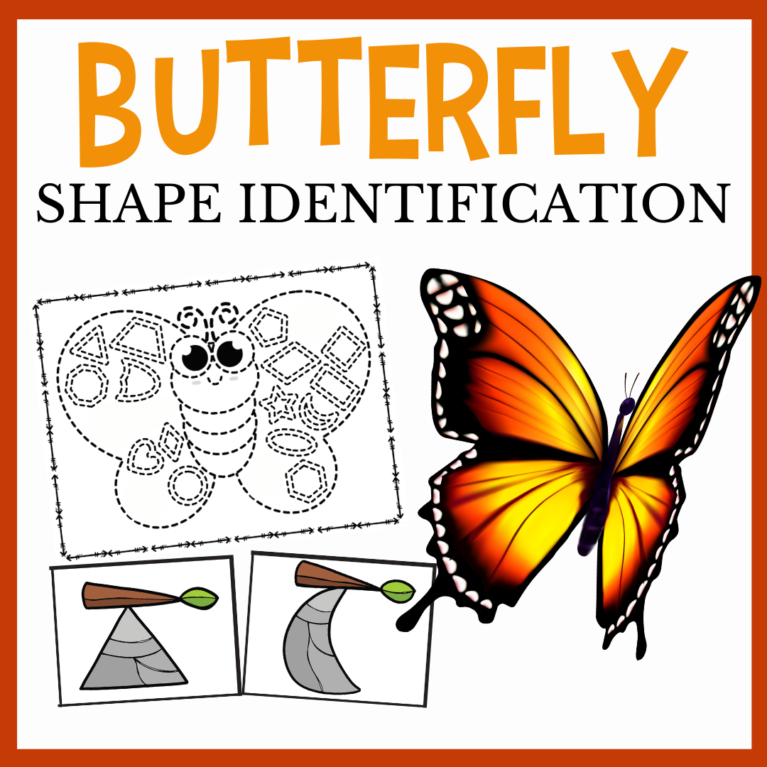 Butterfly Shape Matching – Homeschool Preschool Shop
