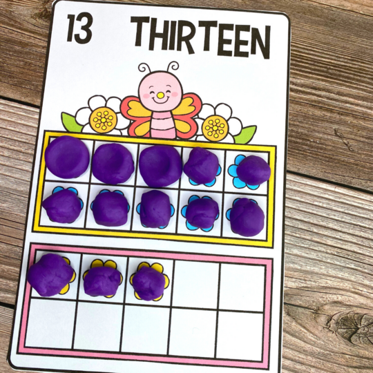 Butterfly Ten Frames – Homeschool Preschool Shop