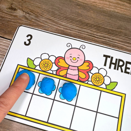 Butterfly Ten Frames – Homeschool Preschool Shop