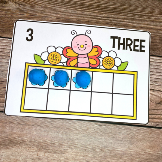 Butterfly Ten Frames – Homeschool Preschool Shop