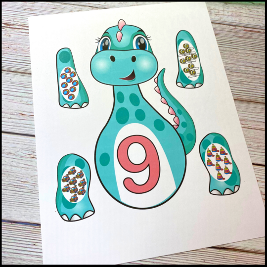 Dinosaur Number Sense – Homeschool Preschool Shop