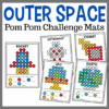 Outer Space Pom Pom Mats – Homeschool Preschool Shop