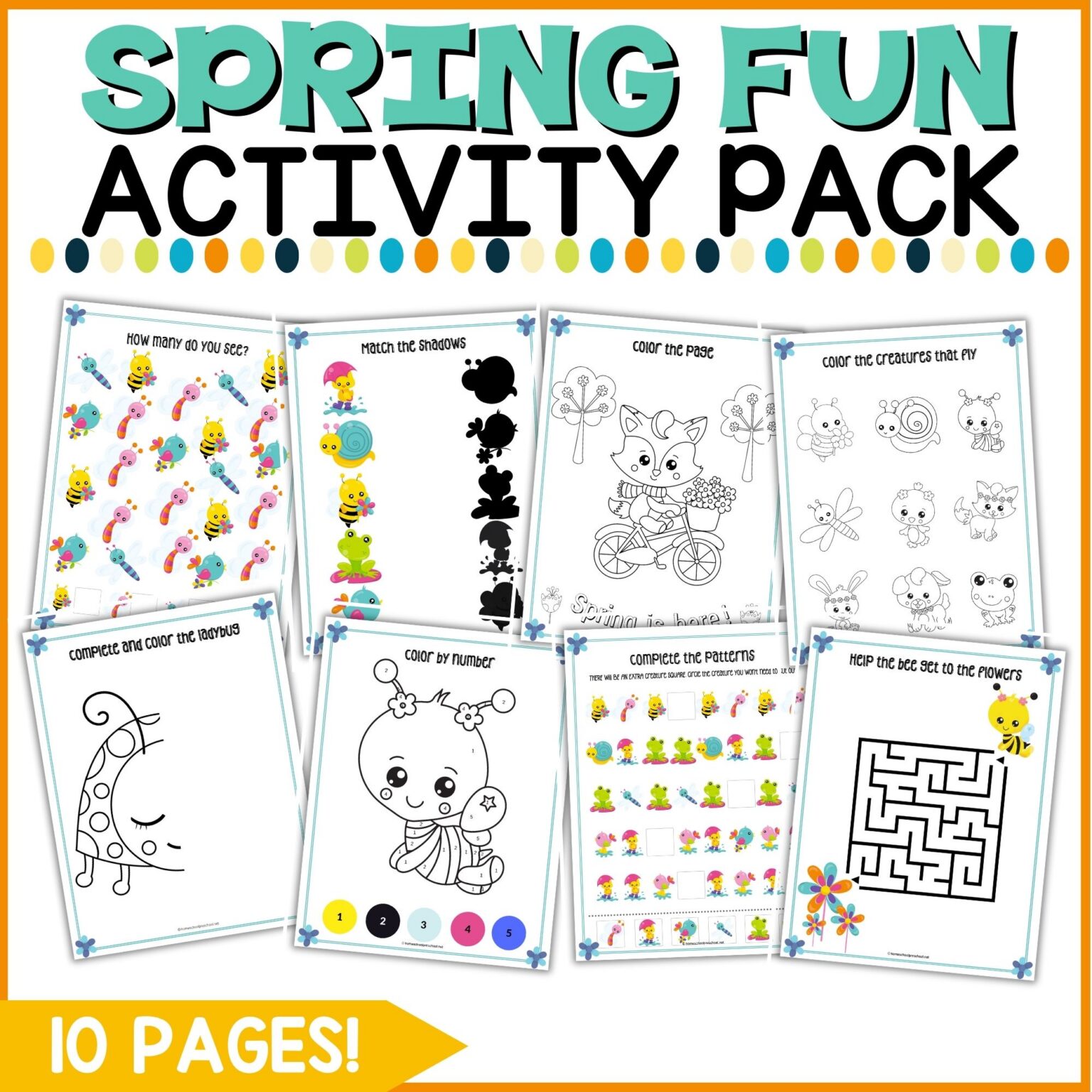 Spring Activities for Preschoolers – Homeschool Preschool Shop