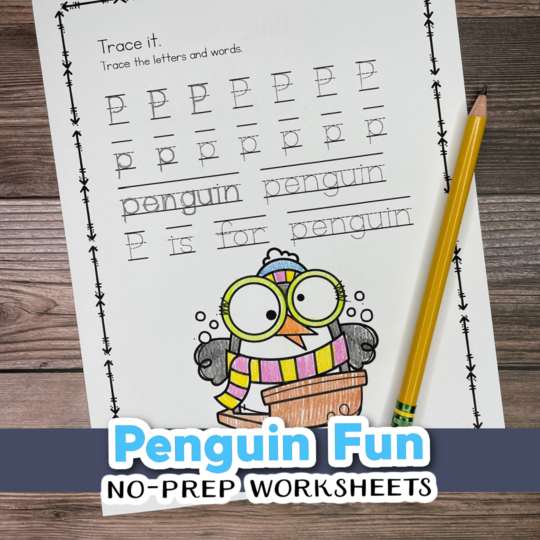 Penguin Preschool Activities – Homeschool Preschool Shop