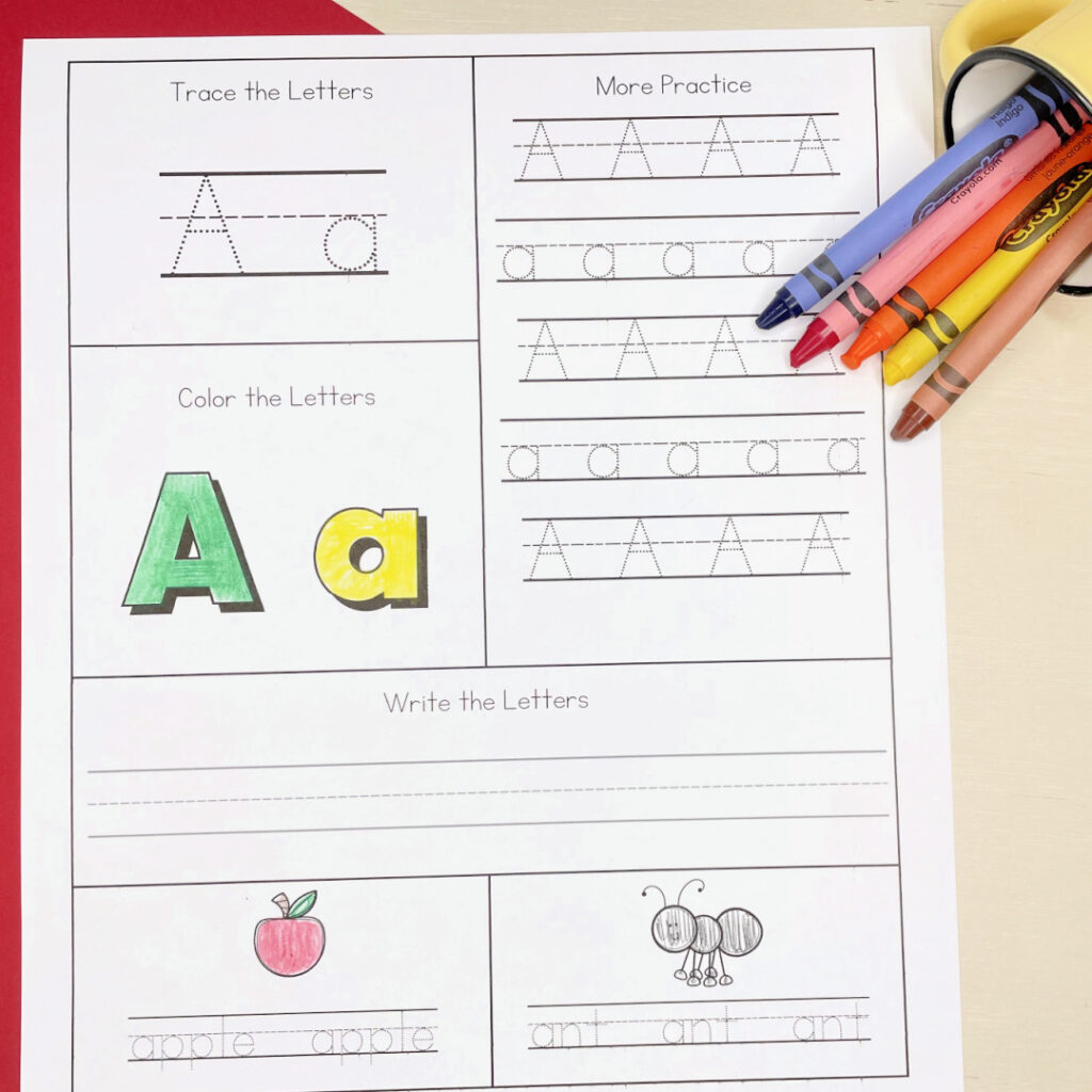 Alphabet Tracing Worksheets – Homeschool Preschool Shop