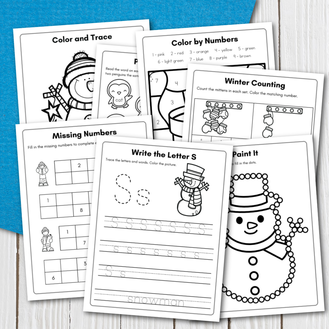Winter Activities – Homeschool Preschool Shop