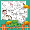 Farm Animals Paper Crafts – Homeschool Preschool Shop