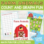 Farm Count and Graph – Homeschool Preschool Shop