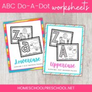 Alphabet Dot Marker Worksheet Bundle