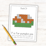 Thanksgiving Snap Cube Mats – Homeschool Preschool Shop