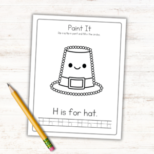 Thanksgiving Q-tip Painting – Homeschool Preschool Shop