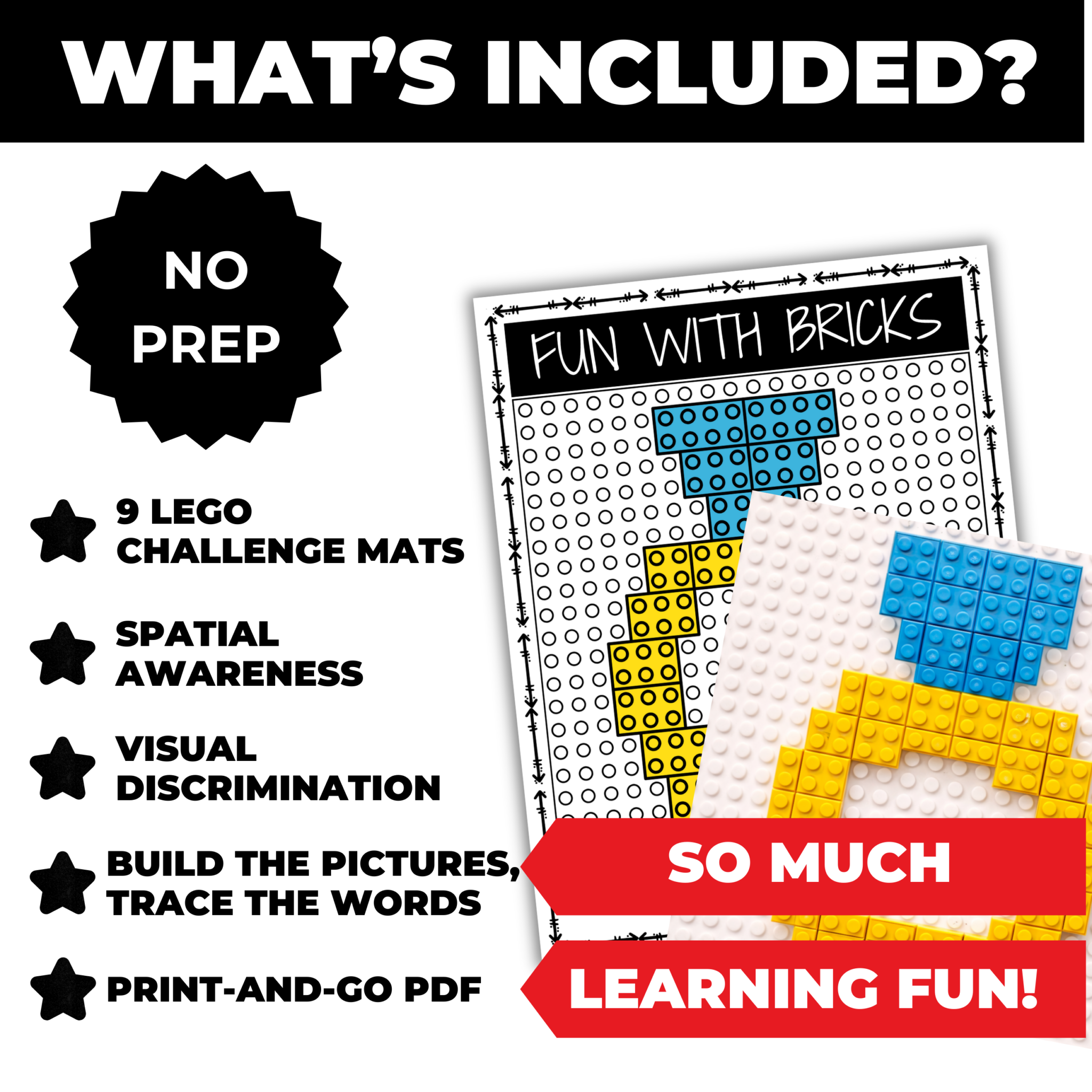 Valentine’s Day Lego Mats Printable – Homeschool Preschool Shop