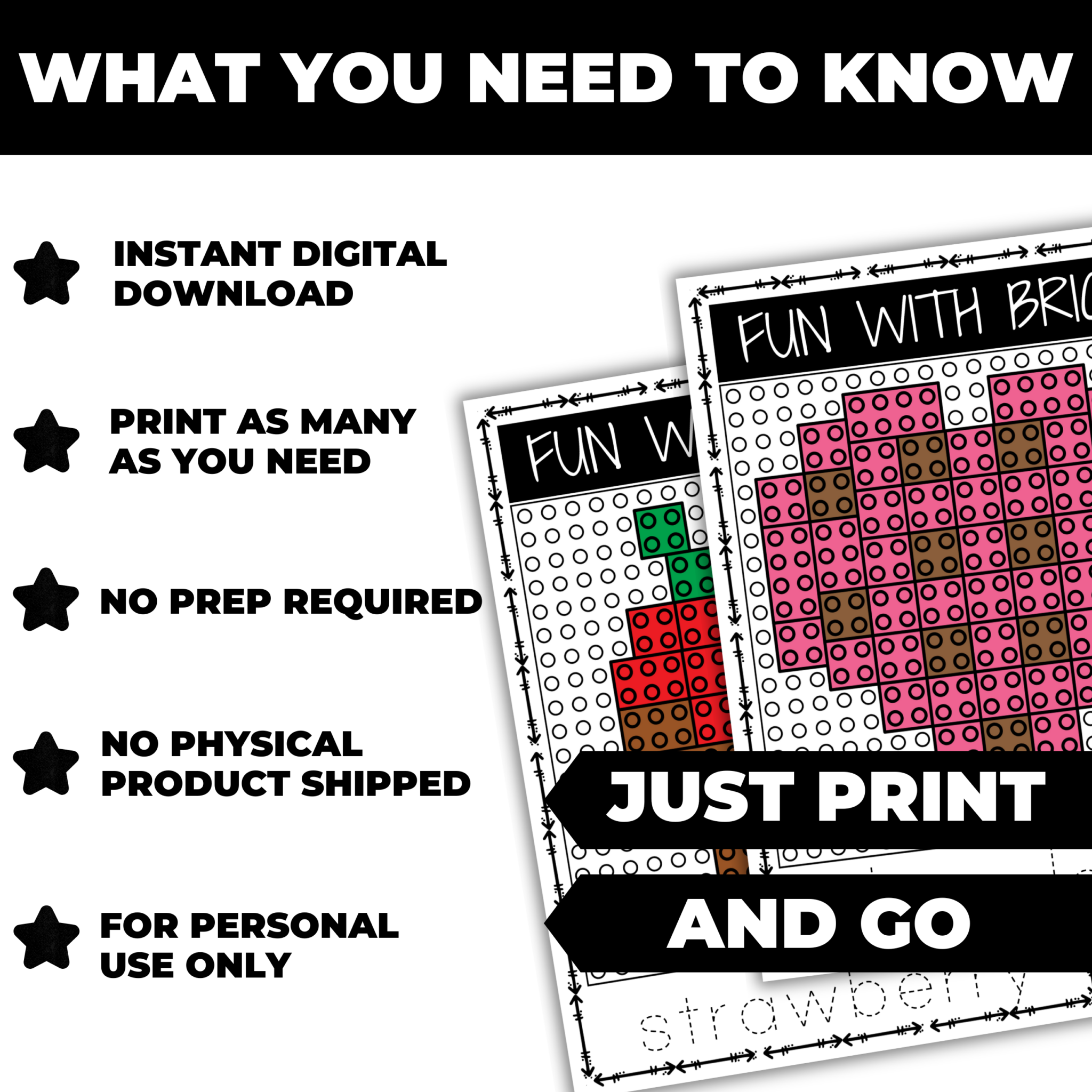 Valentine’s Day Lego Mats Printable – Homeschool Preschool Shop