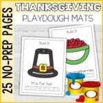 Thanksgiving Playdough Mats – Homeschool Preschool Shop