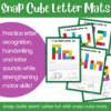 Snap Cube Alphabet Mats – Homeschool Preschool Shop