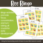 Honey Bee Bingo Game – Homeschool Preschool Shop