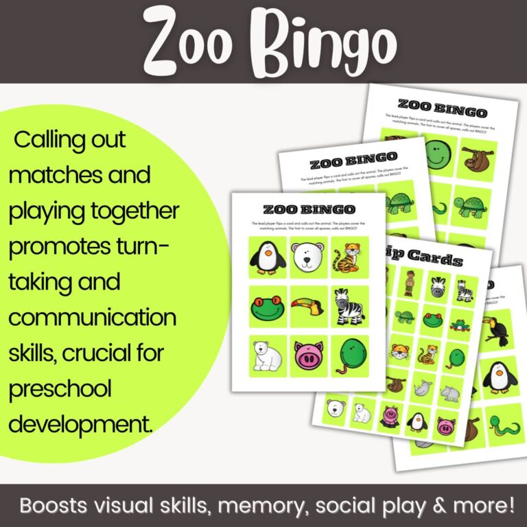 Baby Zoo Animals Coloring Pages for Preschool Fun