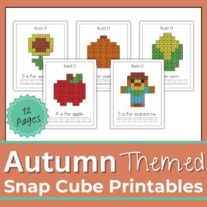 Fall Snap Cube Printables – Homeschool Preschool Shop
