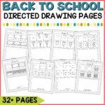 Back to School Directed Drawing – Homeschool Preschool Shop