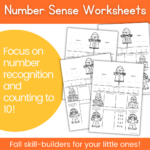 Scarecrow Number Sense Worksheets – Homeschool Preschool Shop