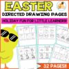 Easter Directed Drawing Worksheets – Homeschool Preschool Shop